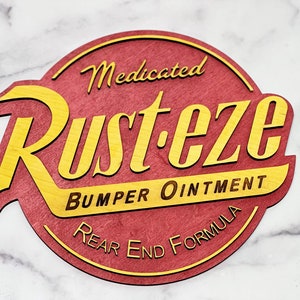 Disney Pixar Cars Inspired Rust-eze Sign - Etsy