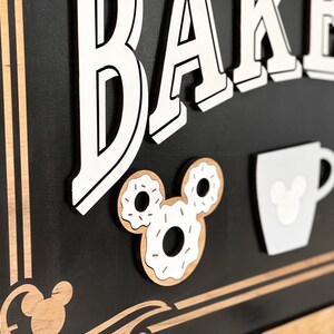 Disney Inspired Main Street Bakery Sign Wooden Mickey Main Street ...