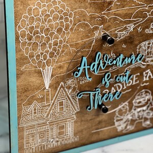 Disney Pixar up Adventure is Out There Map Sign Paradise Falls Map - Etsy
