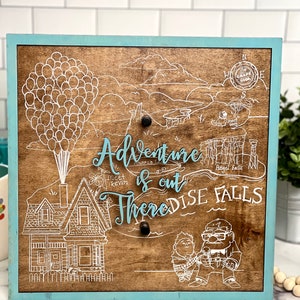 Disney Pixar up Adventure is Out There Map Sign Paradise Falls Map - Etsy