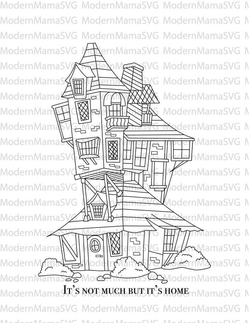 It's Not Much but It's Home the Burrow SVG - Etsy UK