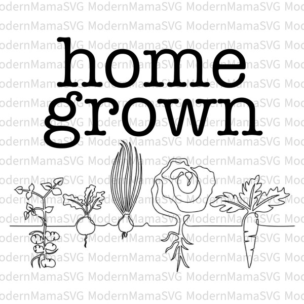 Home Grown Svg - Etsy