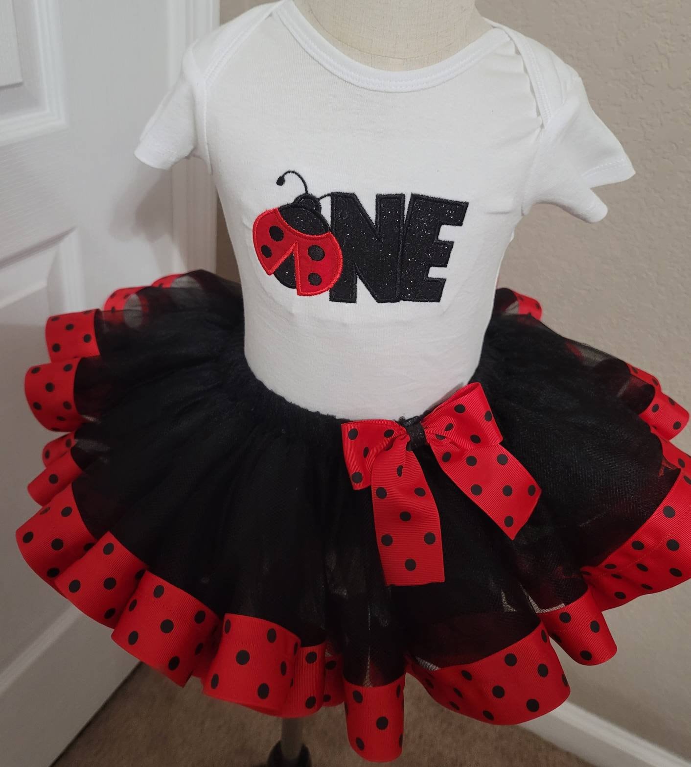 Ladybug First Birthday Tutu Outfit - Etsy