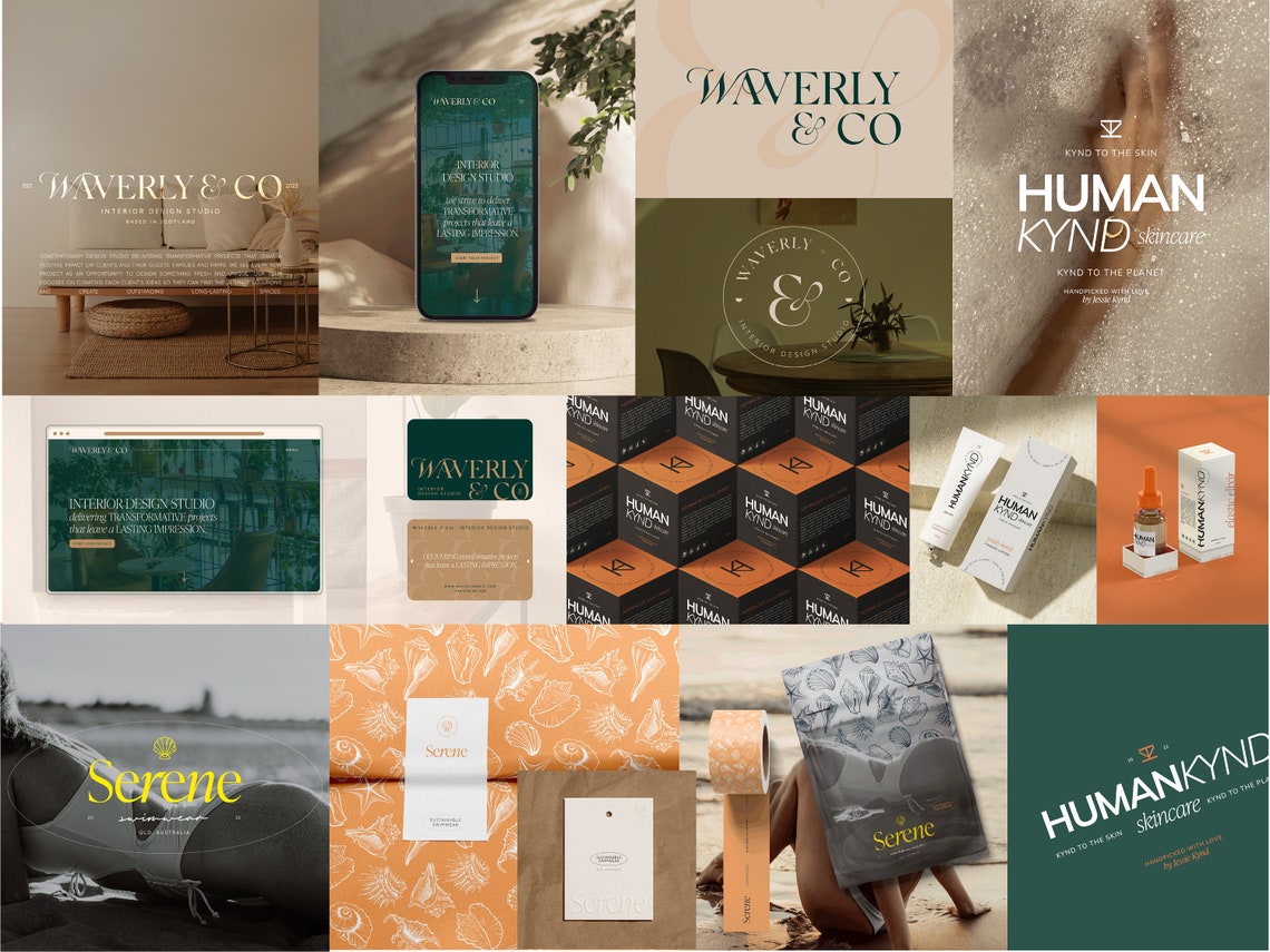 Mini Brand Package | Brand Identity | Custom Branding Kit | Brand ...