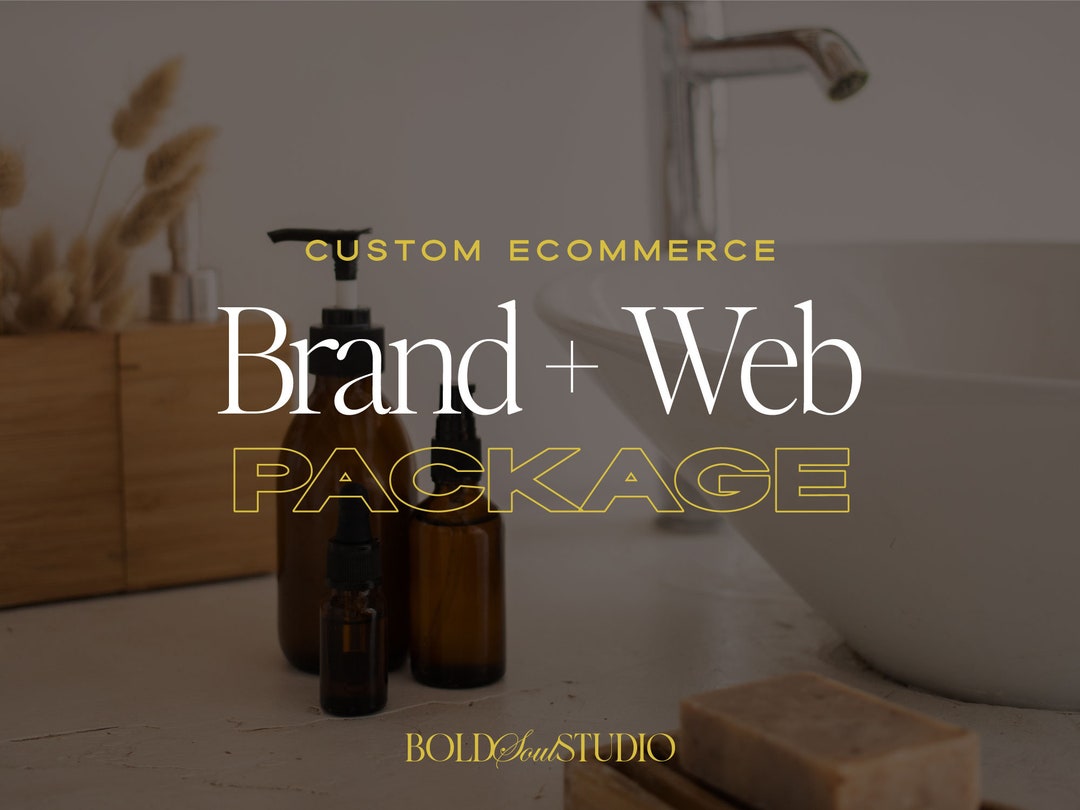Custom Brand + Website Package | Brand Identity Kit | Online Shop ...