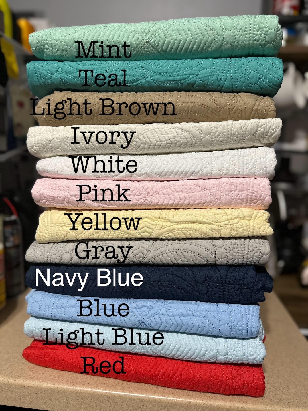 Cotton Baby Quilt Blank: Heirloom Keepsake Blanket, Embroidery Blanks ...