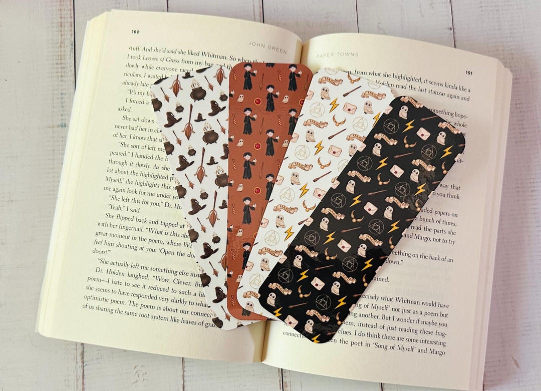 Magical Wizard Double Sided Laminated Bookmark - Etsy