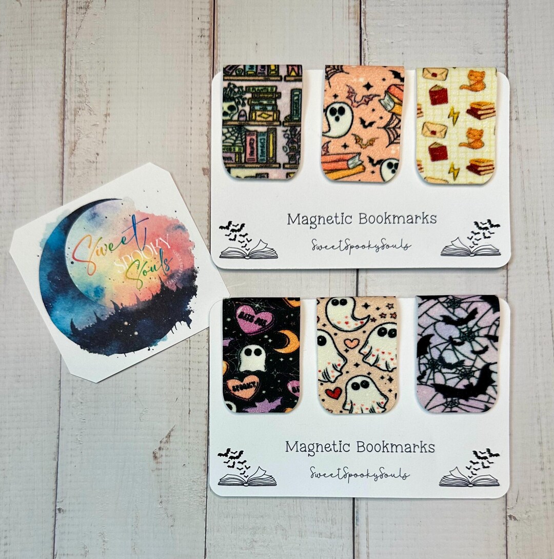 Magnetic Bookmarks | Set of 3 Bookmarks | Page Saver - Etsy