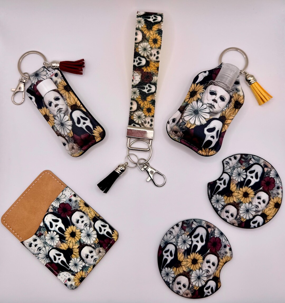 Horror/floral Accessories Bundle | Scary Movies Gift Set - Etsy