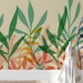 Kids Tropical Jungle Wallpaper | Multicoloured Leaf Wall Mural - Etsy