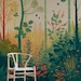 Multicolour Forest Wallpaper Mural - Etsy