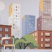 Kids Cityscape Wallpaper | Illustrated City Wall Mural - Etsy