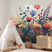 Wildflower Wallpaper Mural - Etsy