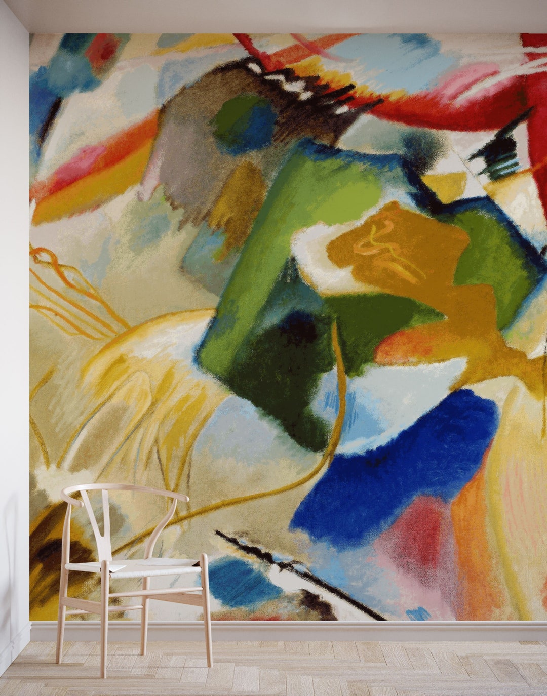 Abstract Kandinsky Wallpaper | Stunning Kandinsky Abstract Wall Mural ...