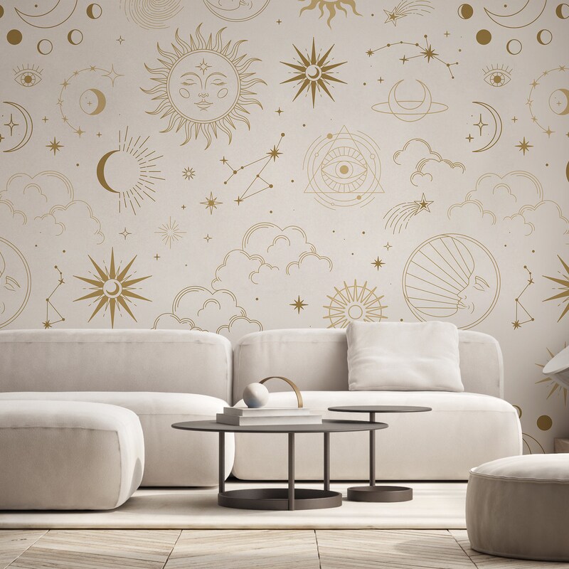 Patterned Wallpaper - Etsy