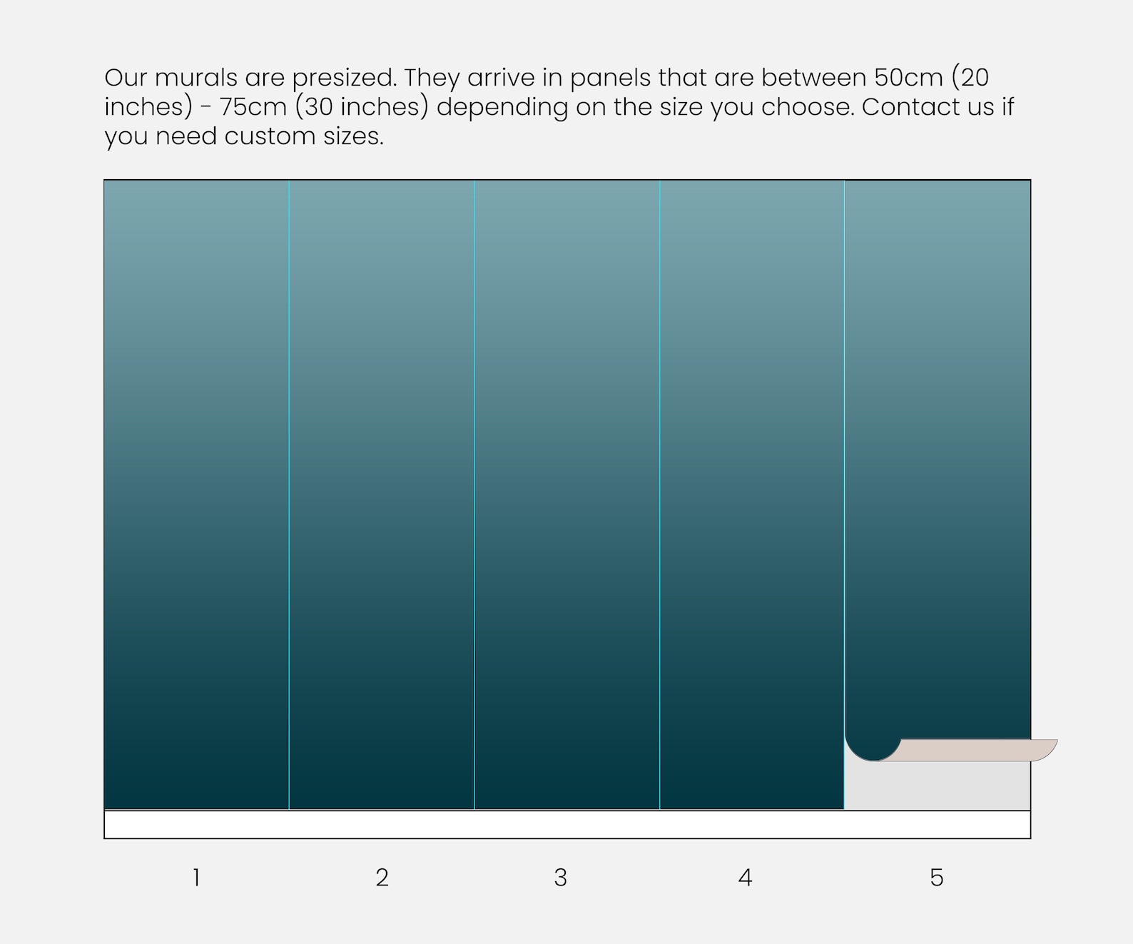 Beige Forest Wallpaper Mural | Stunning Beige Forest Wallpaper With ...