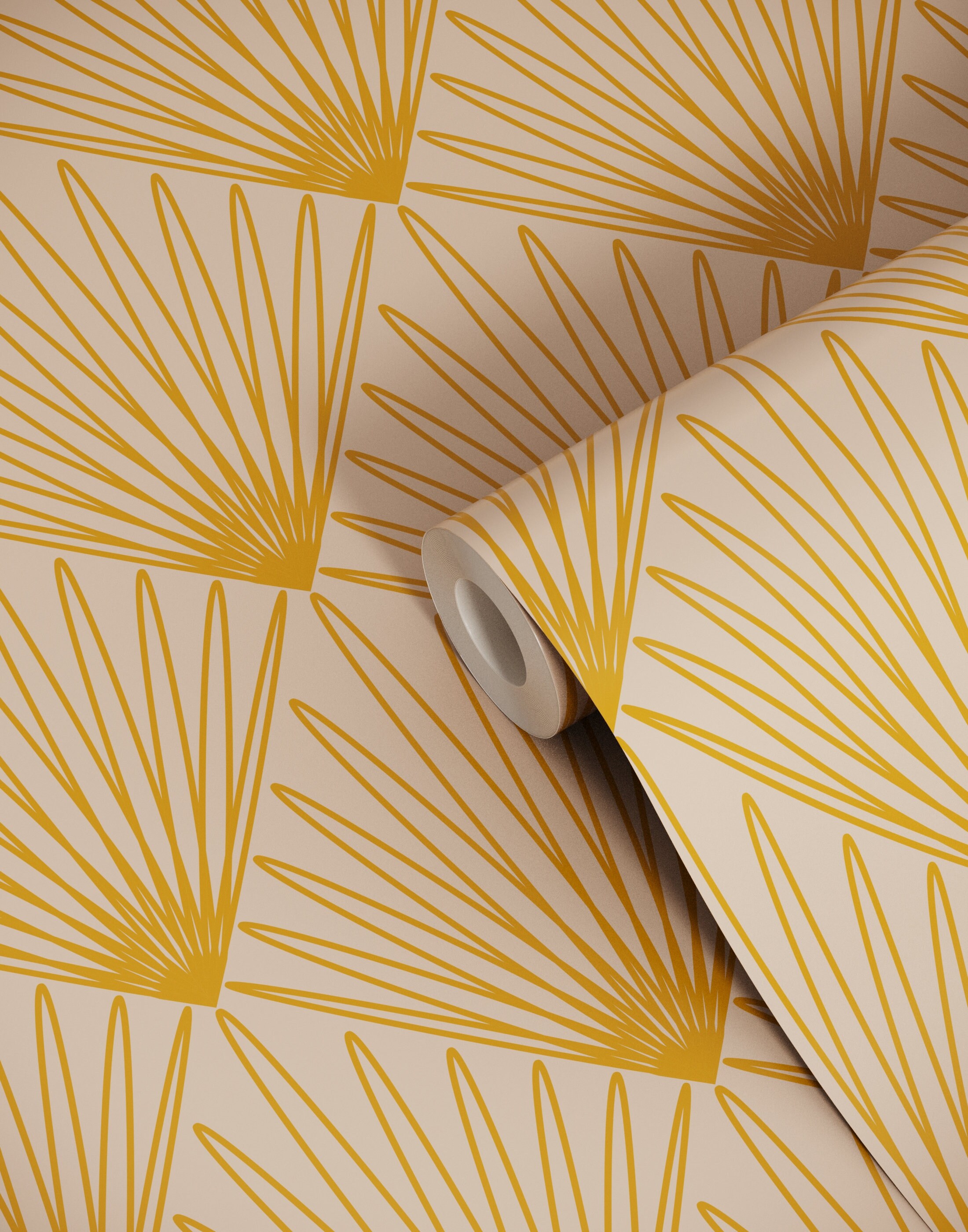 Art Deco Wallpaper Fan-shaped Art Deco Pattern - Etsy Canada