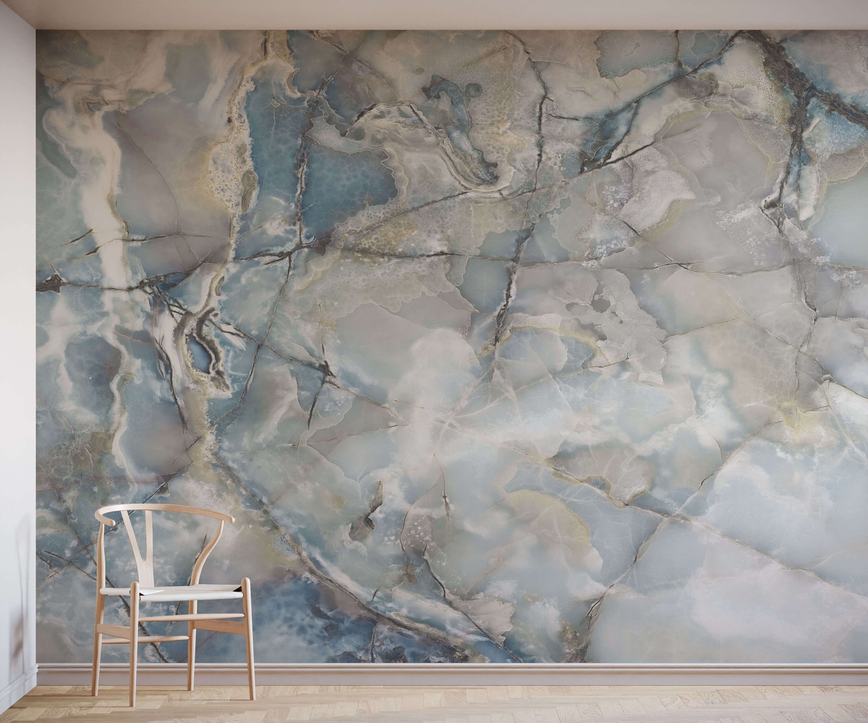 Crystal Marble Wallpaper Mural - Etsy