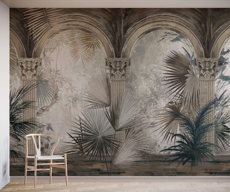 Greek Arch Wallpaper Mural - Etsy