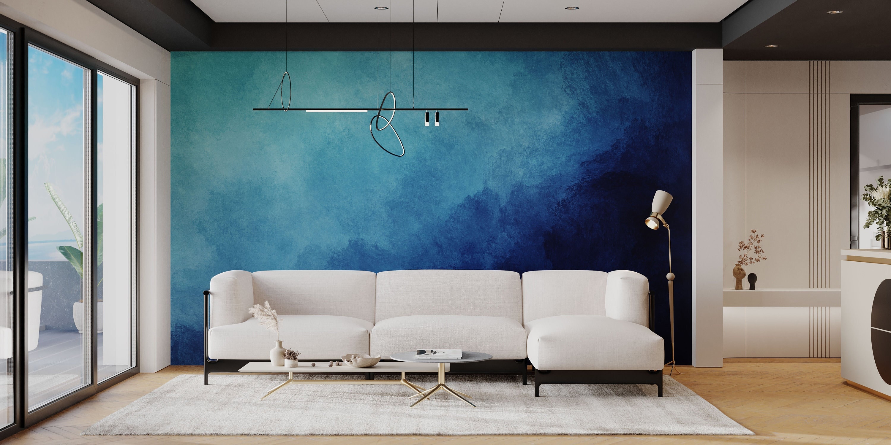 Watercolour Ombre Wall Mural - Etsy