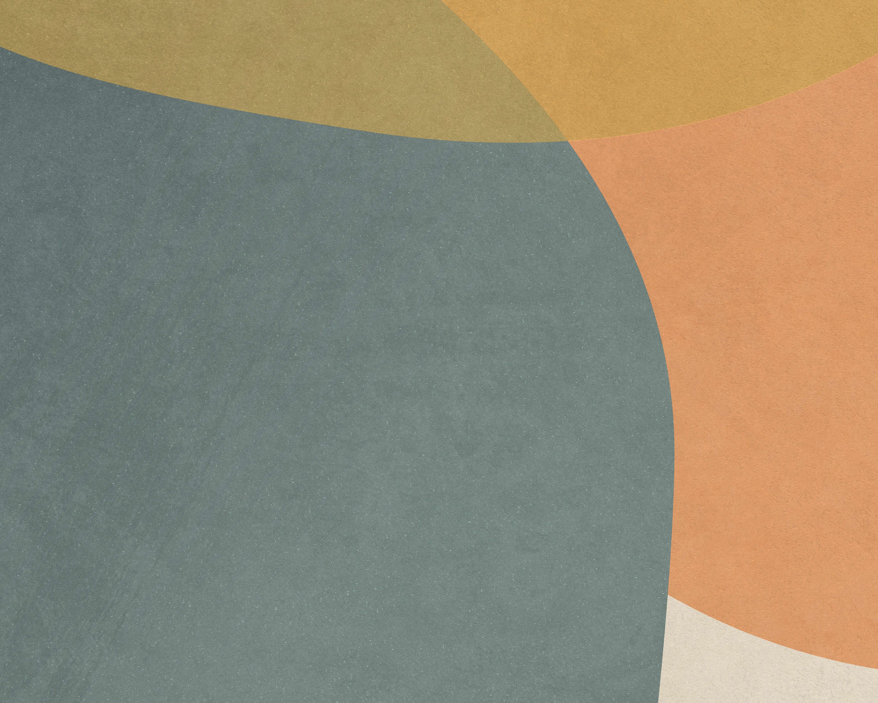 Soft Abstract Shapes Wallpaper Mural - Etsy