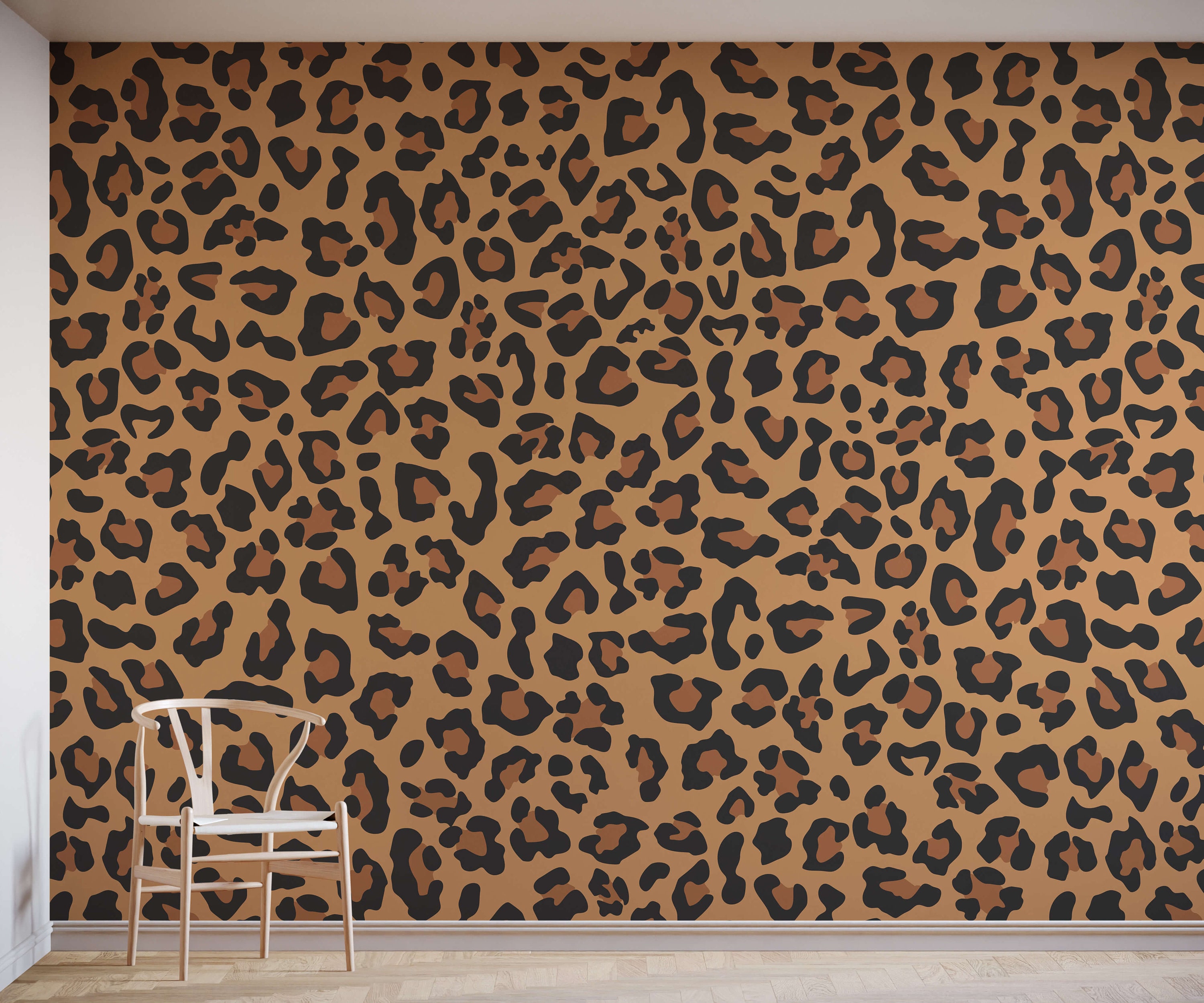 Leopard Print Wallpaper Mural - Etsy