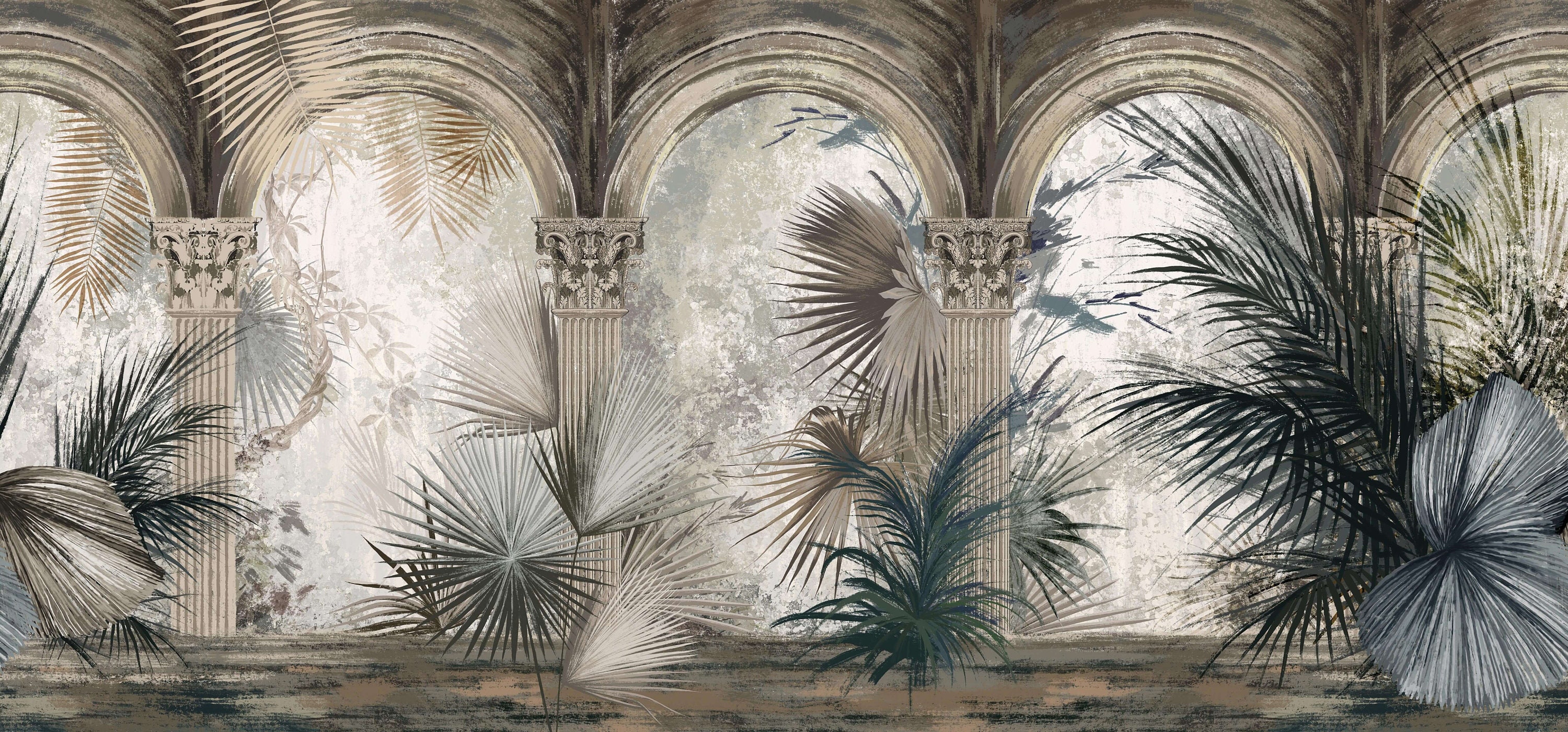Greek Arch Wallpaper Mural - Etsy
