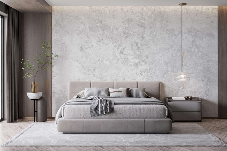 Subtle Stone Textured Wall Mural Natural Stone Effect Wallpaper Mural ...