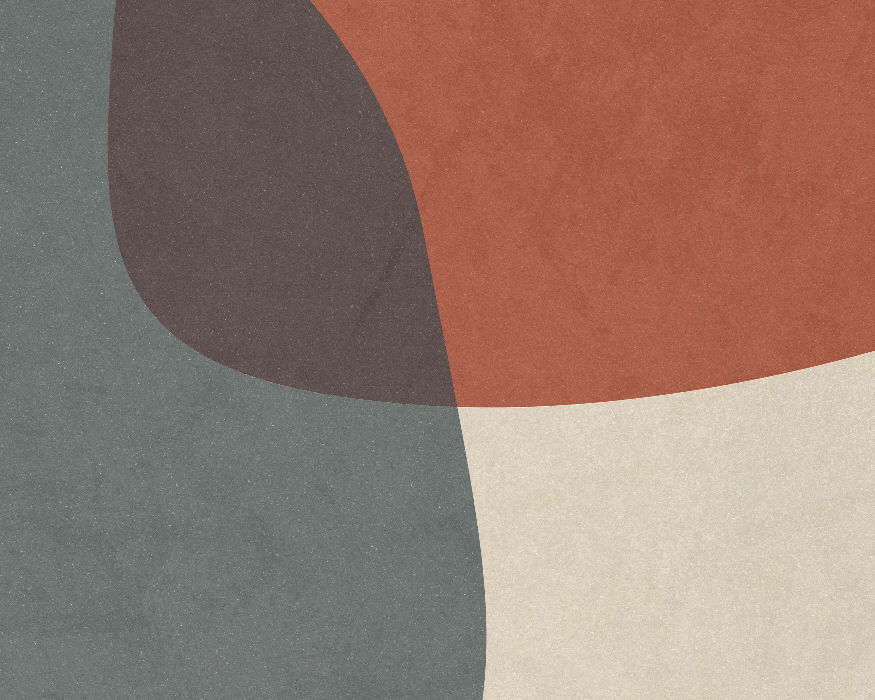 Soft Abstract Shapes Wallpaper Mural - Etsy