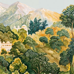 Indian Landscape Wallpaper - Etsy