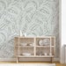 Scandi Wallpaper | Line Drawn Tropical Design Available in White, Beige ...