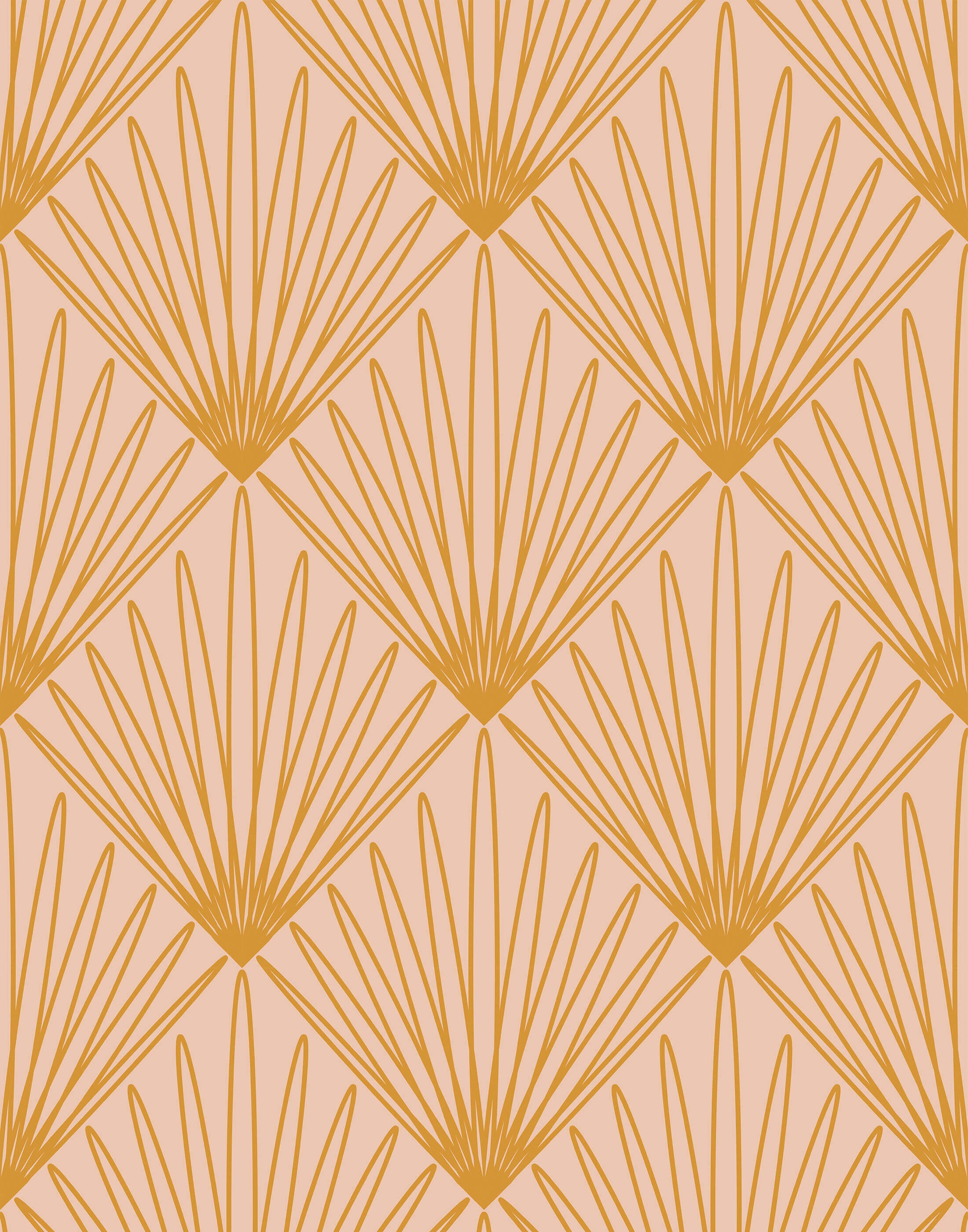 Art Deco Wallpaper Fan-shaped Art Deco Pattern - Etsy UK
