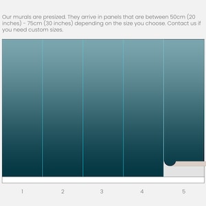 Retro Stripe Wallpaper | Stunning Retro Striped Wall Mural in 70s Style ...