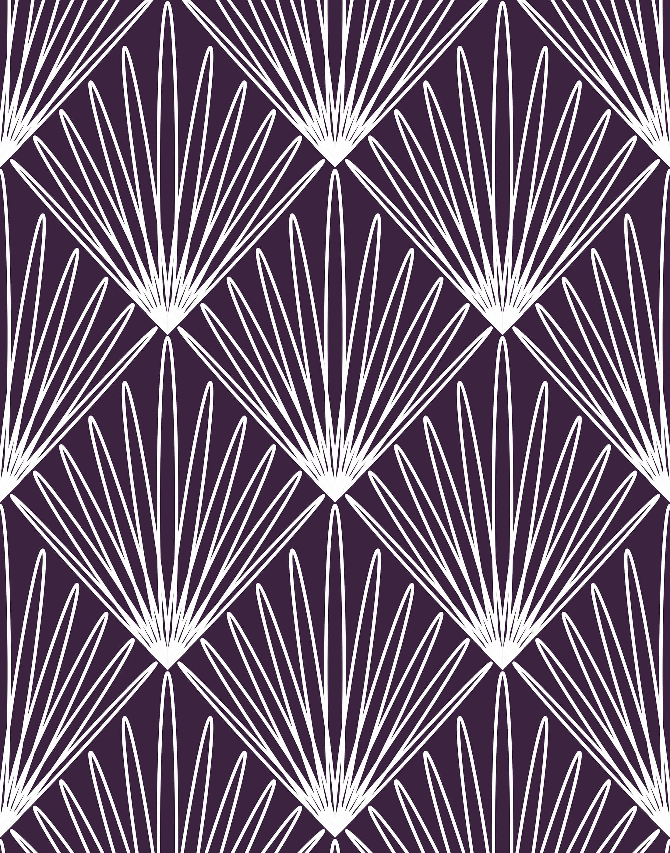 Art Deco Wallpaper Fan-shaped Art Deco Pattern - Etsy UK