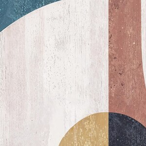 Japanese Inspired Geometric Wallpaper Mural - Etsy
