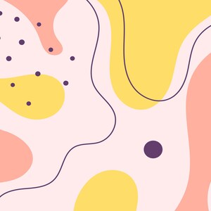 Bold Abstract Shape Wallpaper | Abstract Block Colour Wall Mural - Etsy