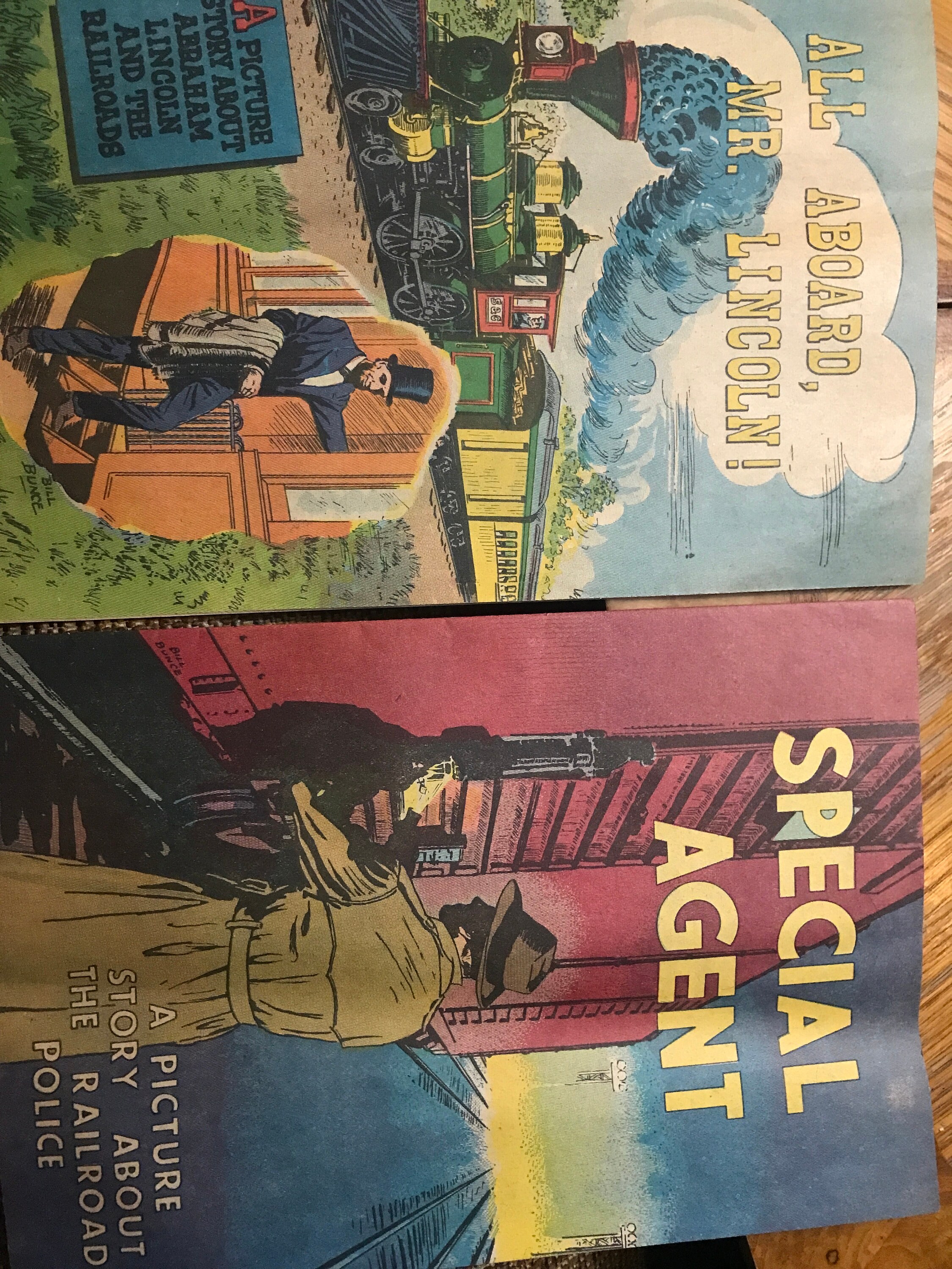 VTG 1959 Comics Railroad Education. Specialagent. Wheel of Progress ...