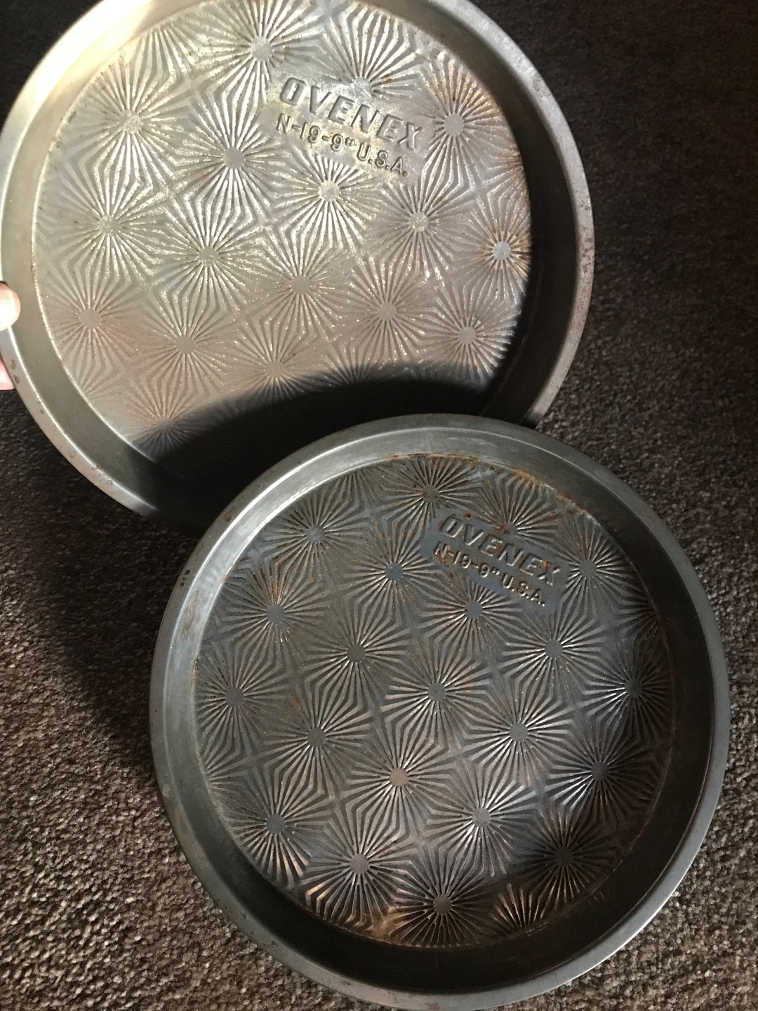 Ovenex 1950s Starburst Pattern 9 in Cake Pan Bake Ware N-19 USA - Etsy