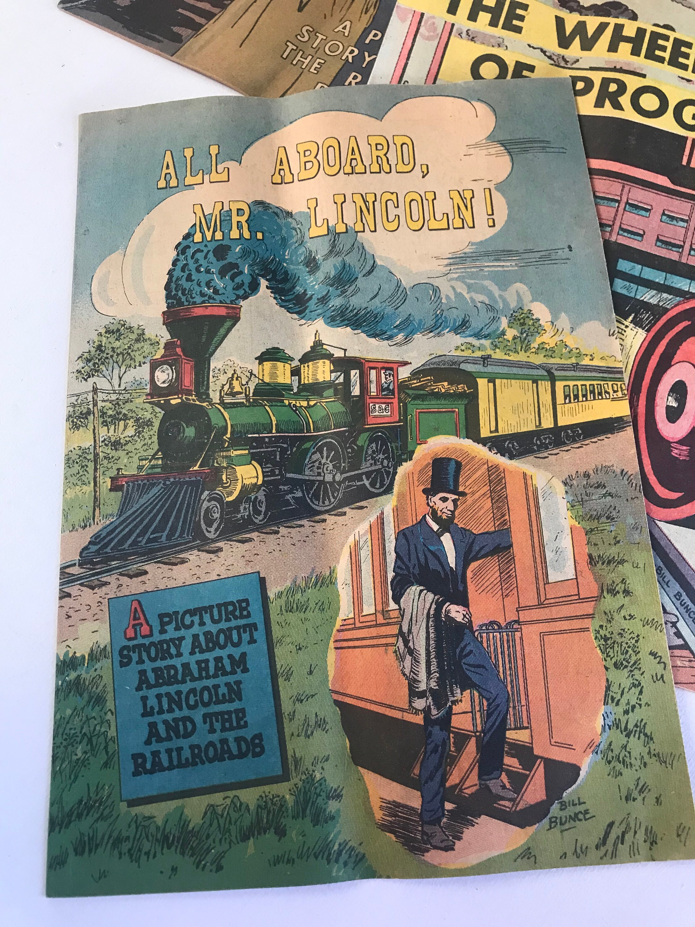 VTG 1959 Comics Railroad Education. Specialagent. Wheel of Progress ...