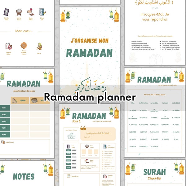 Ramadan Planner - Etsy