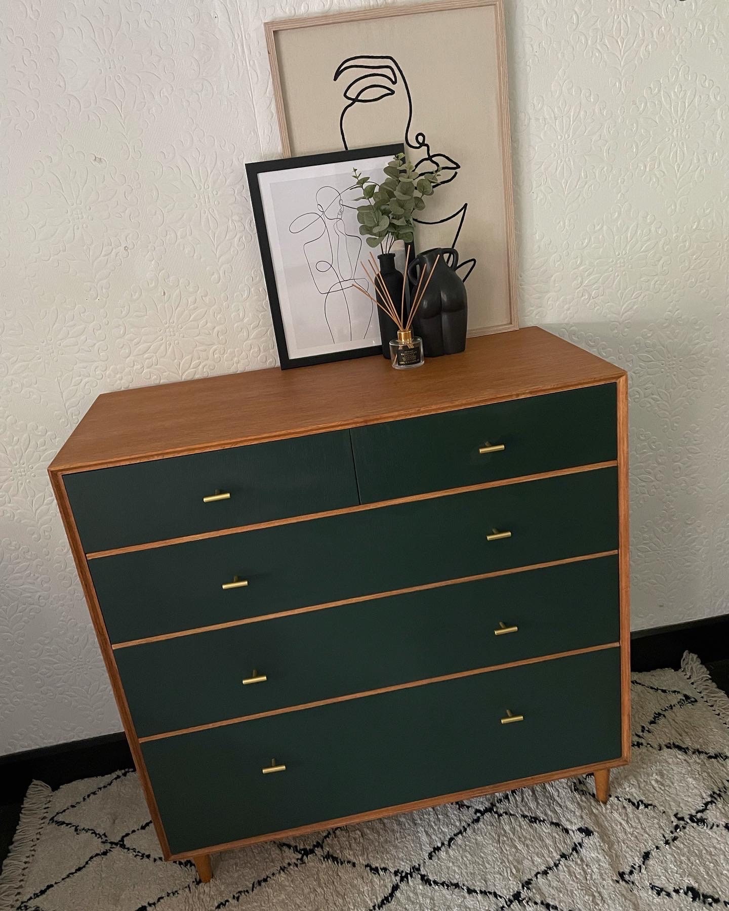 Custom Painted Furniture | Vintage Furniture | Retro Furniture | Chest ...