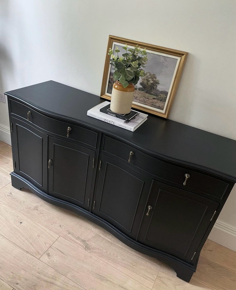 NOW SOLD | Black Sideboard | Vintage Furniture | Retro Furniture ...
