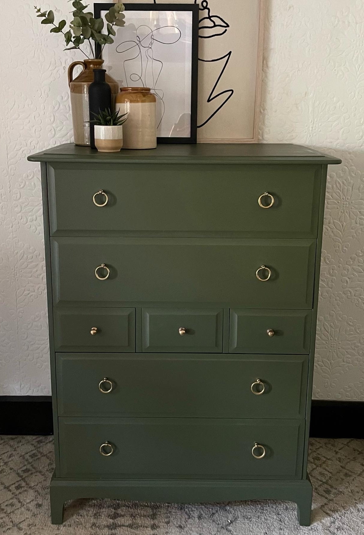 Custom Painted Furniture | Vintage Furniture | Retro Furniture | Chest ...