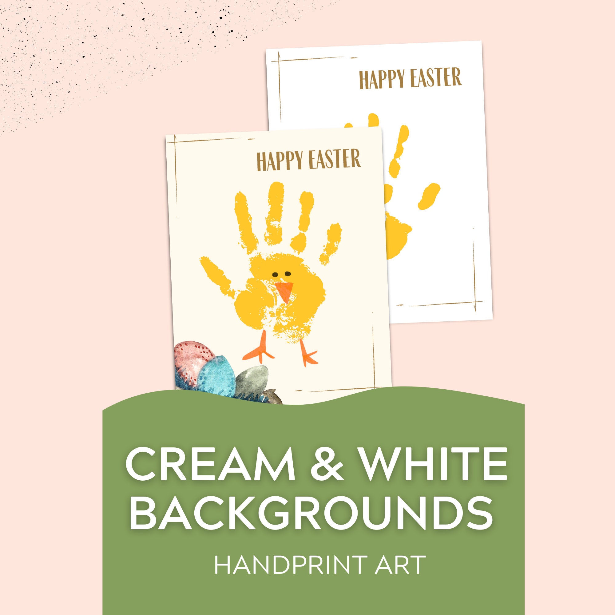 Easter Chick /handprint Art Craft / Kids Baby Toddler / Activity ...