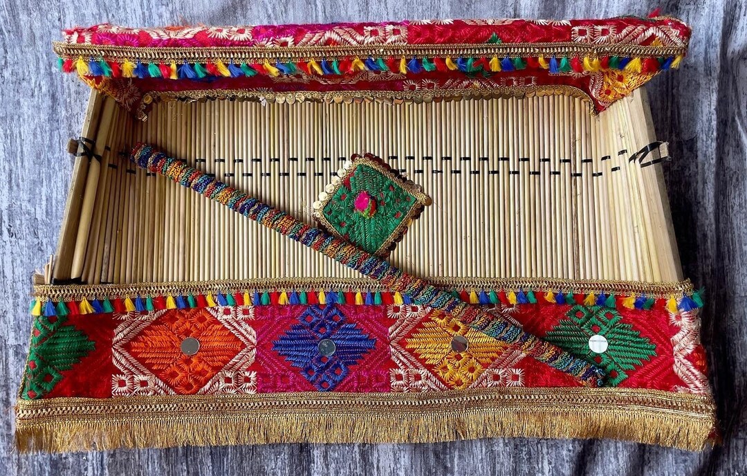Decorative Chajj With Matching Stick Jaggo Set Essentials - Etsy