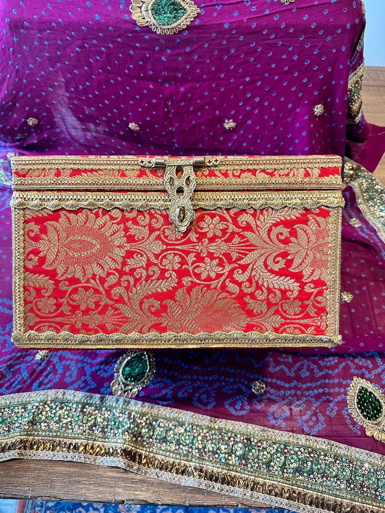 Trousseau Vanity Box Rectangle Bangles Box Choora Box Bridal Trousseau ...