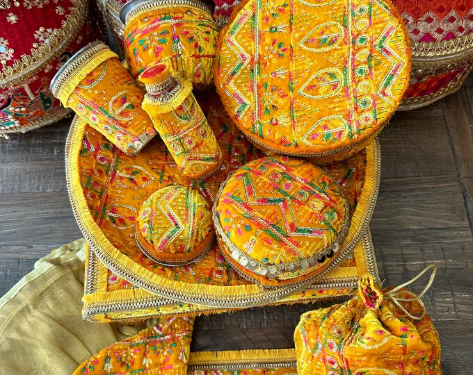 The Haldi Maiyan Set |haldi Set| Haldi Ceremony| Punjabi Sikh Indian ...