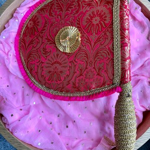 Pakhi Pakhi Hand Fan Sangeet Mehndi Jaggo Giddha Fan Desi Wedding Decor ...