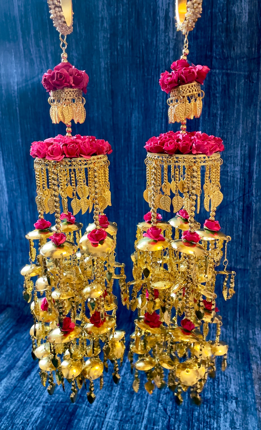 Pink Floral Kaleera | Kaleera | Punjabi Bridal Essentials | Sikh Bride ...