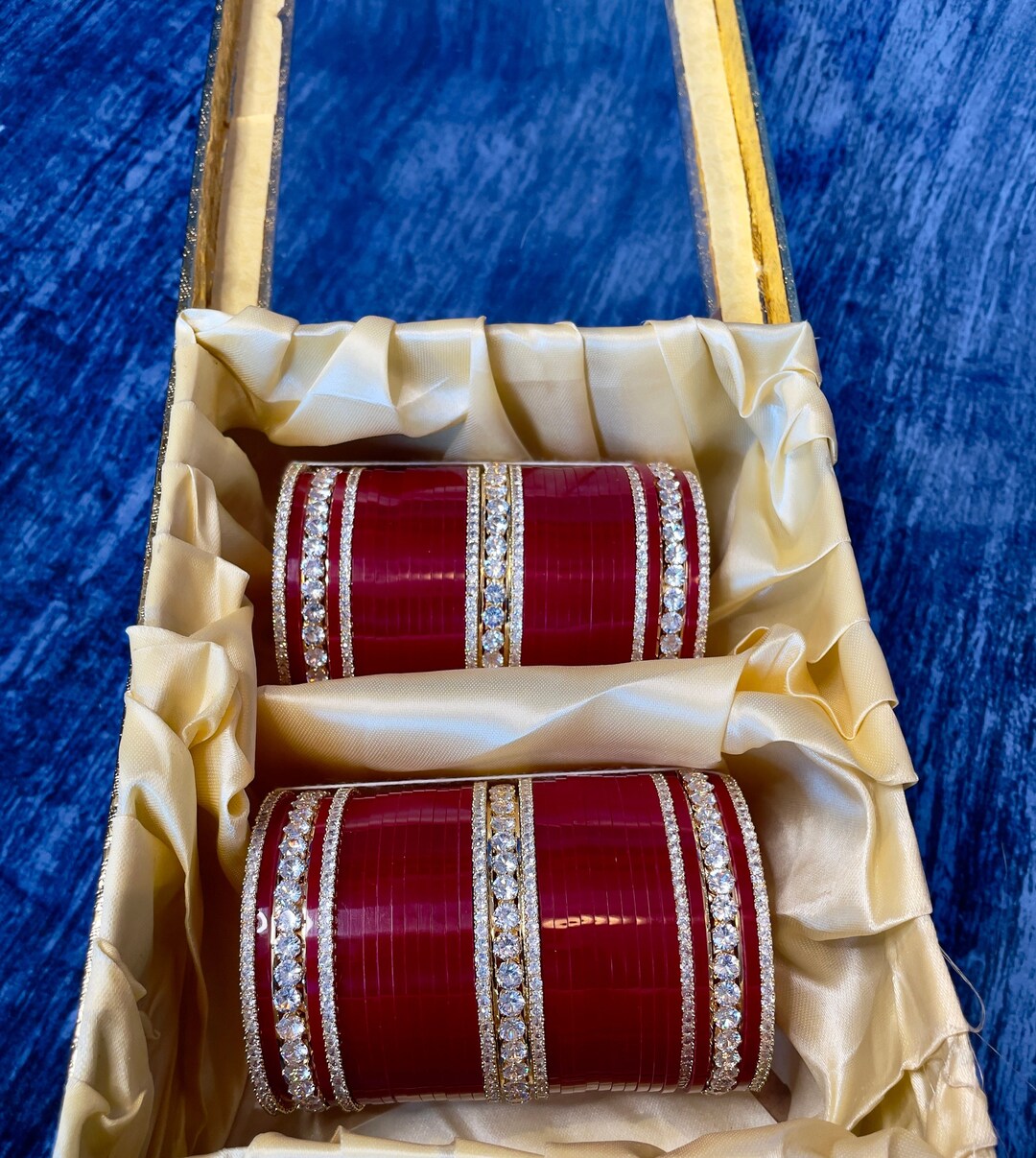 Round American Diamond Choora | Bridal Choora | Chooda | Punjabi Bride ...